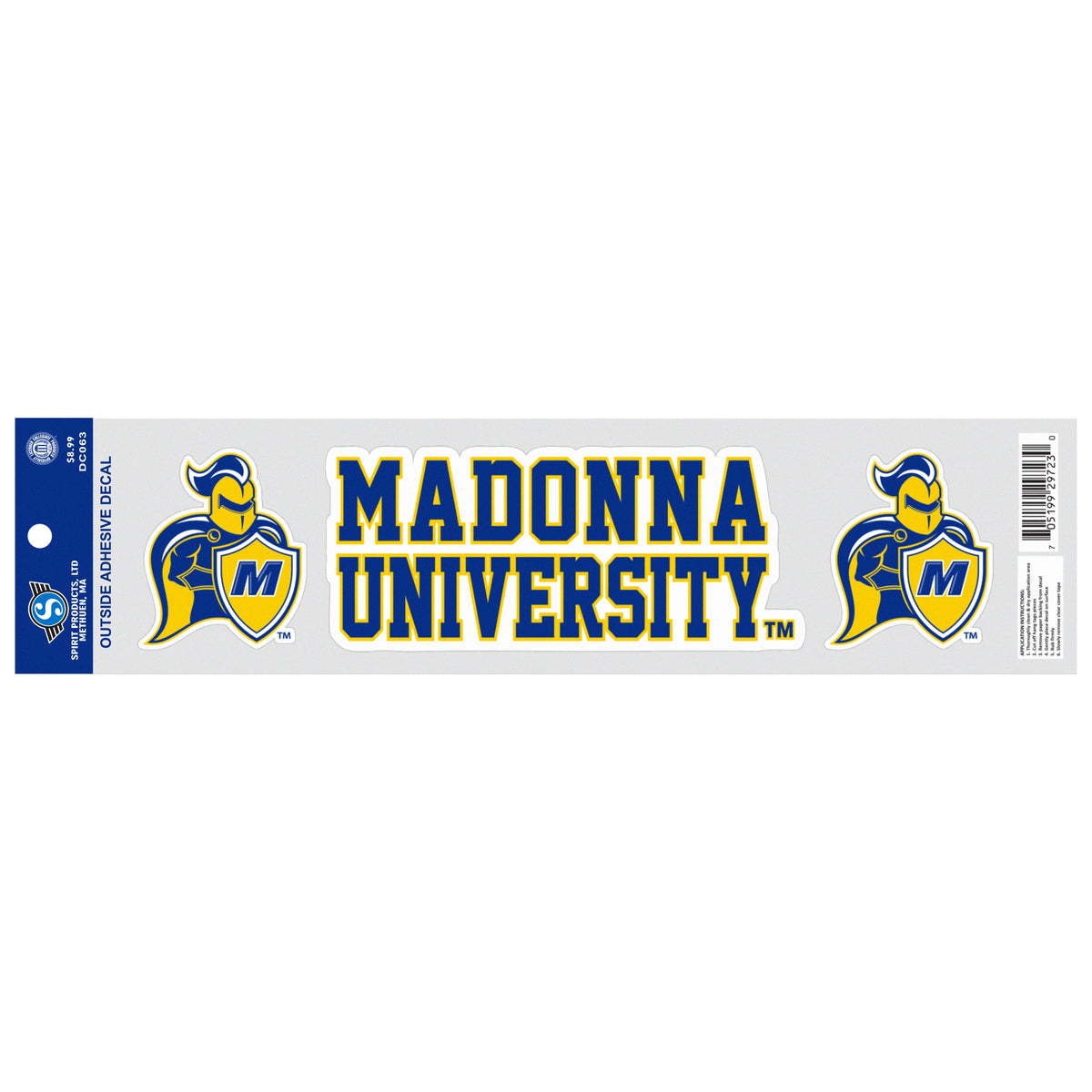 Peel Away Decals – Madonna Campus Store